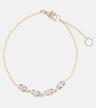 Stone and Strand Bracelet Muse en or 10 ct et diamants