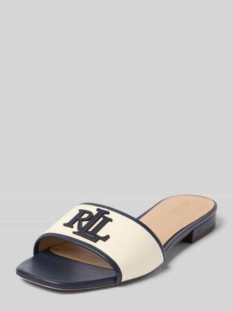 Lauren Ralph Lauren Pantolette mit Logo Applikation Modell EVERLEY