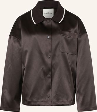 Sandro Sandro Satinblouson braun