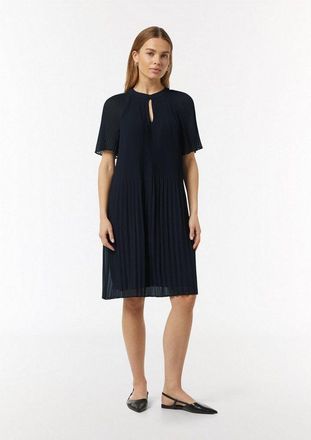 Comma Minikleid Kleid Flie&szlig;endes Plissee-Kleid aus Chiffon