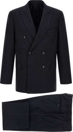 Brioni Knielanges Kleid - Blau