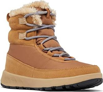 Columbia SLOPESIDE PEAK bottes de neige imperméables Femme, Marron (Elk x Beach), 36.5 EU