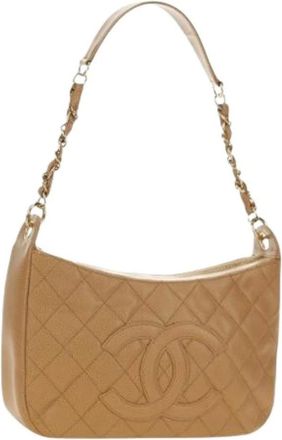 Chanel Sac bandouli&egrave;re vintage Pre-owned - Femme - Pre-owned - Beige - Taille: ONE Size