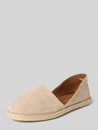 Verbenas Espadrilles aus Leder mit Label-Patch Modell CARMEN
