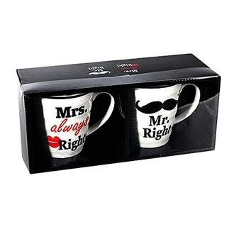 Out of the Blue 2 Tasses Mr et Mrs Always Right