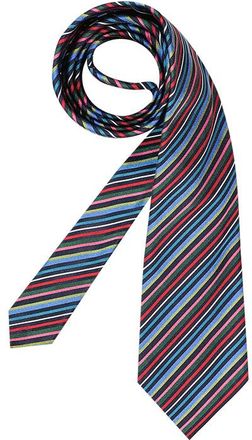 Ascot Herren Krawatte mehrfarbig Seide College-Streifen