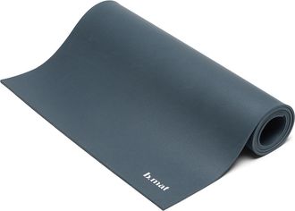 B Yoga Yogamatte B Mat Strong, Sport- und Fitnessmatte aus Naturkautschuk (Charcoal, Ma&szlig;e: 180 cm x 66 cm x 0,6 cm; Gewicht: 2,2 kg)
