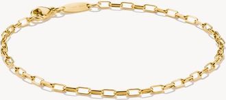 Thomas Sabo Vergoldetes Bettelarmband im B&uuml;roklammer-Design in Gold