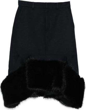 sacai Femme, Accessoires, Noir, Taille: 40 FR Winter Scarves
