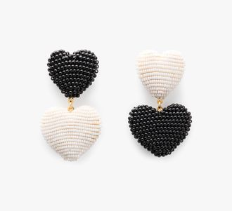 Kate Spade New York Heart You Doppelte Ohrh&auml;nger Mit Perlen