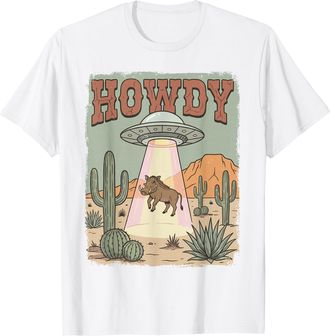 Image UFO Howdy Desert Warthog T-Shirt