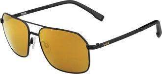 Bolle Boll&eacute; Navis Schwarze Matte Quadratische Sonnenbrille