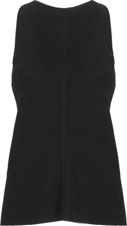 Loulou Studio Femme, Tops, Noir, Taille: 38 FR Ohana Knitted Sleeveless Top