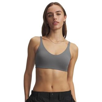 Under Armour Soutien-gorge de sport Motion Low Impact pour femme, (709) Vert argile / / Titane, Taille XL