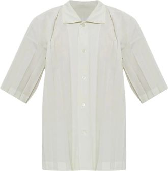 Issey Miyake Herren, Shirts, Wei&szlig;, MGr&ouml;&szlig;e