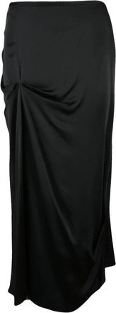 Victoria Beckham Femme, Jupes, Noir, Taille: 38 FR Gonna lunga in satin