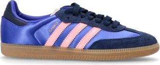 adidas Femme, Chaussures, Bleu, Taille: 37 EU Samba Low-Top Baskets