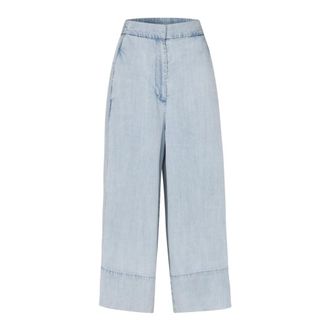 Masai Femme, Pantalons, Bleu, Taille: 40 FR Wide Pantalons