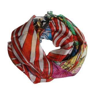 Dolce & Gabbana Foulard en twill de soie imprim&eacute; - Femme - Accessoires - Multicolore - Taille: ONE Size