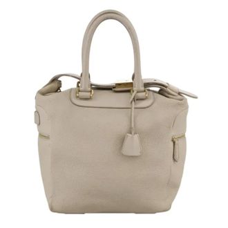 Celine Pre-owned Cuir sacs-main - Femme - Pre-owned - Beige - Taille: ONE Size