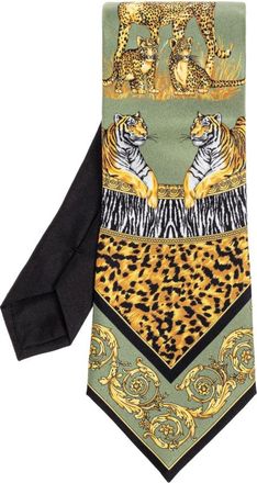 Versace Homme, Accessoires, Multicolore, Taille: ONE Size Cravate en soie