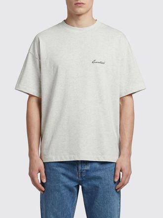 Fear of God T-shirt en coton &agrave; col rond avec logo contrastant