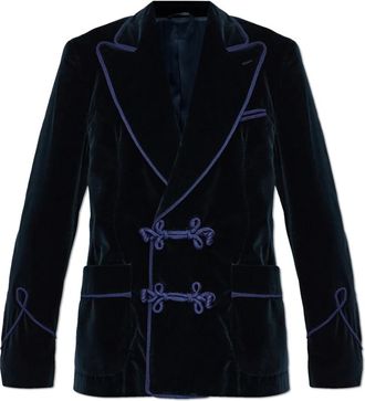 Dolce & Gabbana Homme, Vestes, Bleu, Taille: XL Veste crois&eacute;e Sicilia-light