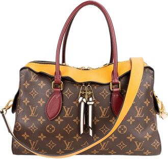 Louis Vuitton Crossbody Bags - Louis Vuitton Canvas Monogram Saffron Tuileries Ha - Gr. unisize - in Braun - für Damen