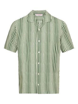 Orlebar Brown chemise Hibbert - Vert