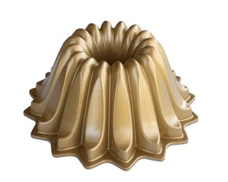 Nordic Ware NordicWare Backform - Kuchenform - Lotus, Aluminium, Gold, 21,6 x 21,6 x 9,5 cm, 1 Einheiten