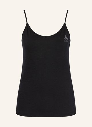 Odlo Funktionsw&auml;sche-Top Natural Merino 160 Aus Merinowolle schwarz
