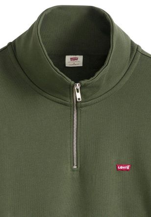 Levi's Sweatshirt ORIGINAL HM 1/4 ZIP mit Troyer-Kragen und Logo-Stickerei
