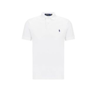 Polo Ralph Lauren Gerade geschnittenes Polo aus Baumwoll-Piqué-Strick - Weiß