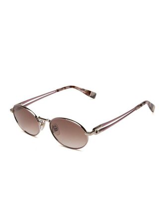 Furla Womens Sunglasses Pink On Gold Metal Eyewear