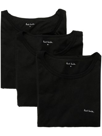 Paul Smith Lot de 3 t-shirts en coton avec logo Paul Smith