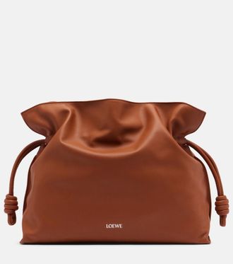 Loewe Clutch Flamenco Large aus Leder