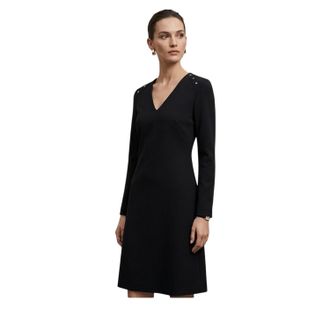HUGO BOSS Dariva Midikleid f&uuml;r Damen (Schwarz)