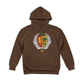 Generic Sweat &Agrave; Capuche S&eacute;n&eacute;gal Embl&egrave;me National pour Hommes Adultes Et Adolescents Doublure Polaire Sweatshirt pour Patriotes Hoodie Hommes Femmes Pull &Agrave; Cap