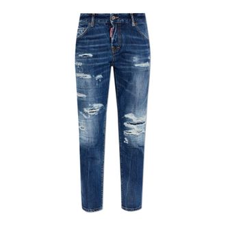 Dsquared2 Femme, Jeans, Bleu, Taille: 36 FR Teddy Jeans