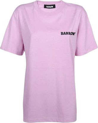Barrow T-Shirt mit Logo-Print - Violett