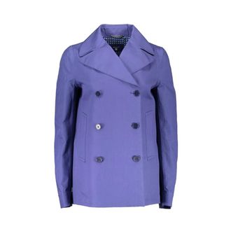 GANT Femme, Manteaux, Bleu, Taille: 38 FR Double-Breasted Manteaux