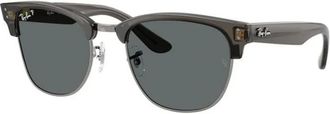Ray-Ban unisex, Accessoires, Gris, Taille: 51 MM Clubmaster Reverse Lunettes de soleil