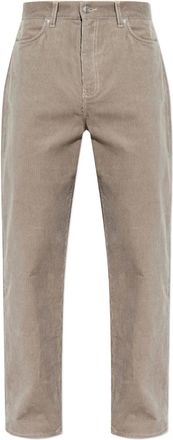 Samsøe & Samsøe pantalon Saeddie en velours côtelé - Marron