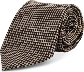 Tom Ford Homme, Accessoires, Beige, Taille: ONE Size Cravate en soie