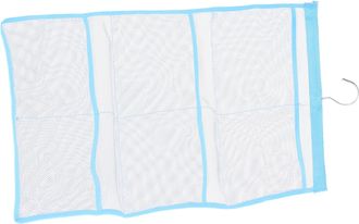 TOPBATHY H&auml;ngender Mesh Dusch Organizer mit Aufbewahrungstaschen Platzsparend Schnell Trocknend Badezimmer Aufbewahrungsnetz Badutensilien Aufbewahrung mit Pra