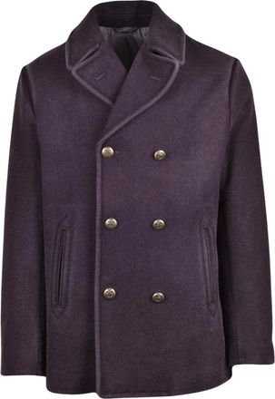 Circolo 1901 Homme, Manteaux, Violet, Taille: XL Peacoat