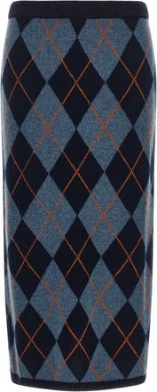 Twinset Diamond Rock - - Skirts - Damen - Blau - M