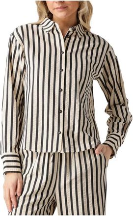 Lollys Laundry Damen, Blusen & Hemden, Beige, SGr&ouml;&szlig;e