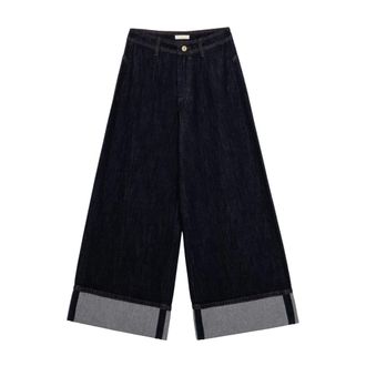 Gianni Lupo Paloma Wide Jeans - - Jeans - Damen - Blau - W32