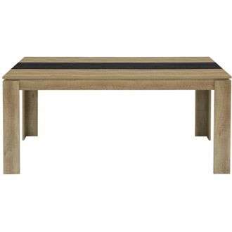 Eggree Eggree - Table de salle &agrave; manger avec 160 &times; 80 &times; 75 cm - Noir